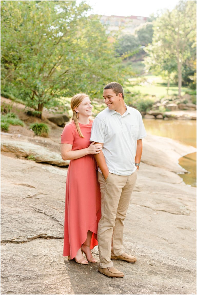 Falls Park Engagement Session | Nathan & Macy | Jacqueline & Laura