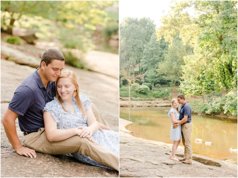 Falls Park Engagement Session | Nathan & Macy | Jacqueline & Laura
