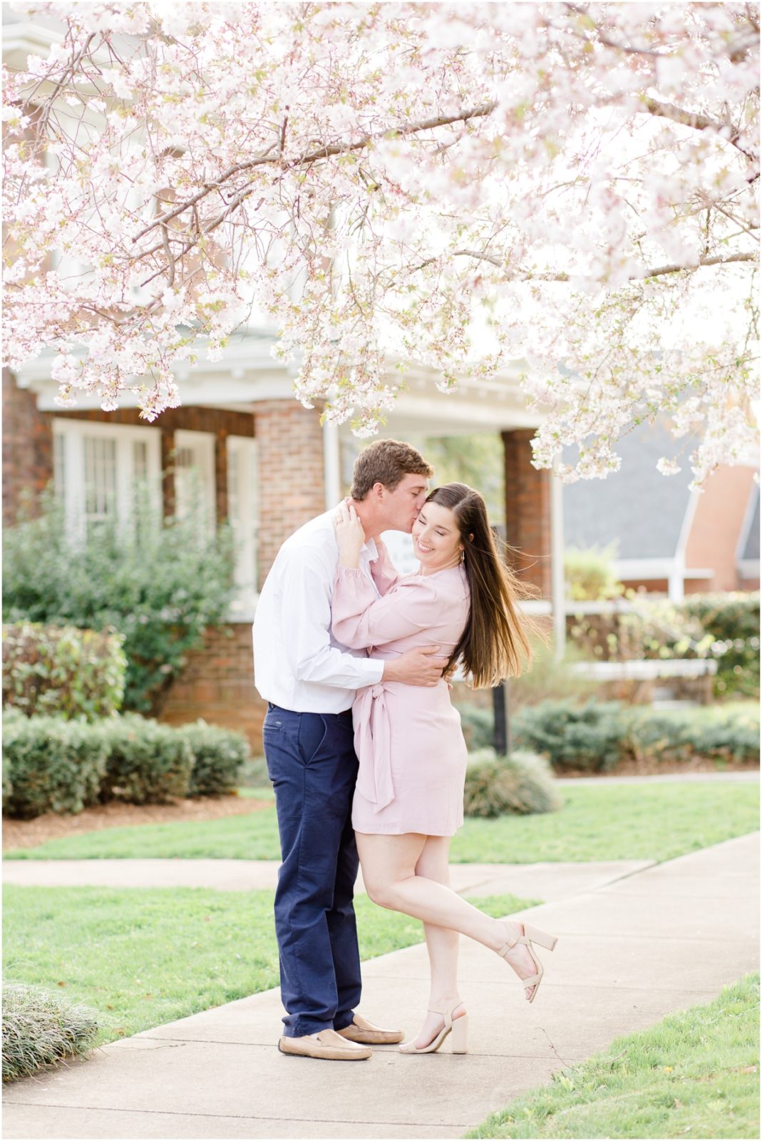 Alexis & Tyler | Historic District Downtown Greenville Engagement Session