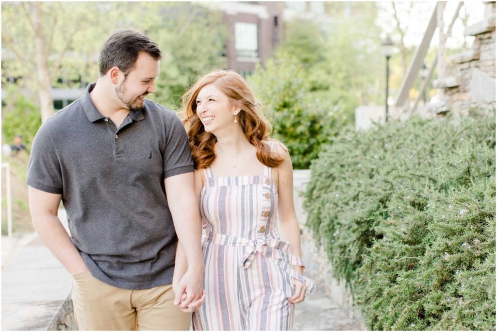 Downtown Greenville Engagement Session | Haley & Conner