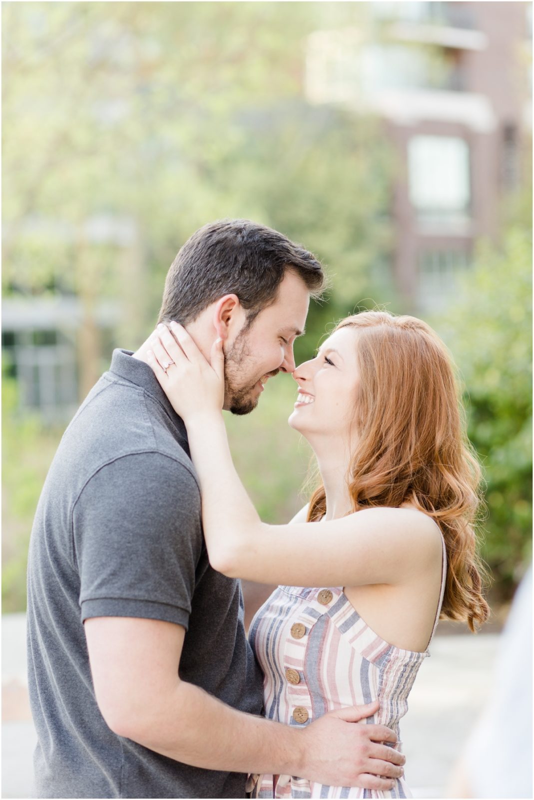 Downtown Greenville Engagement Session | Haley & Conner