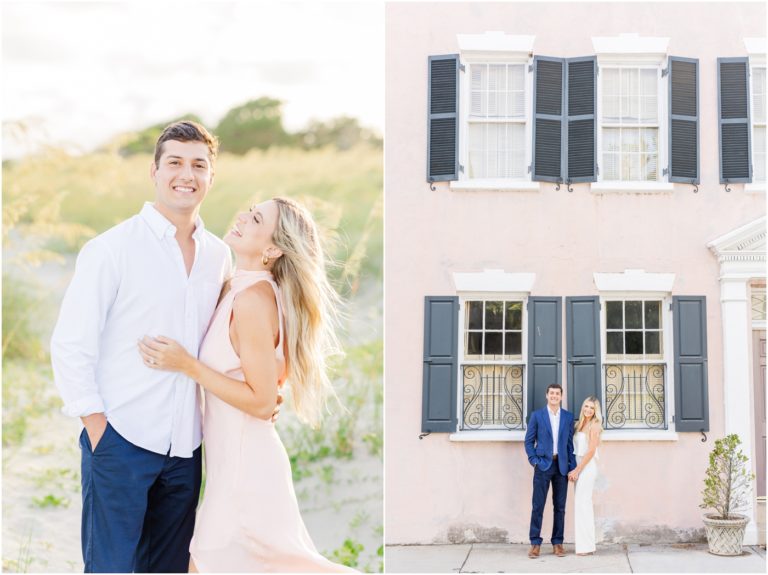 Rainbow Row & The Battery Engagement Session | Melissa & Robert