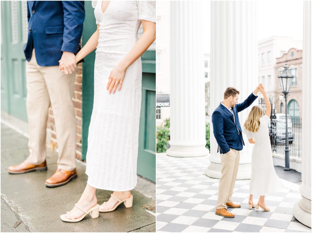 Chalmers & Hibernian Hall Engagement Session | Paige & Reed