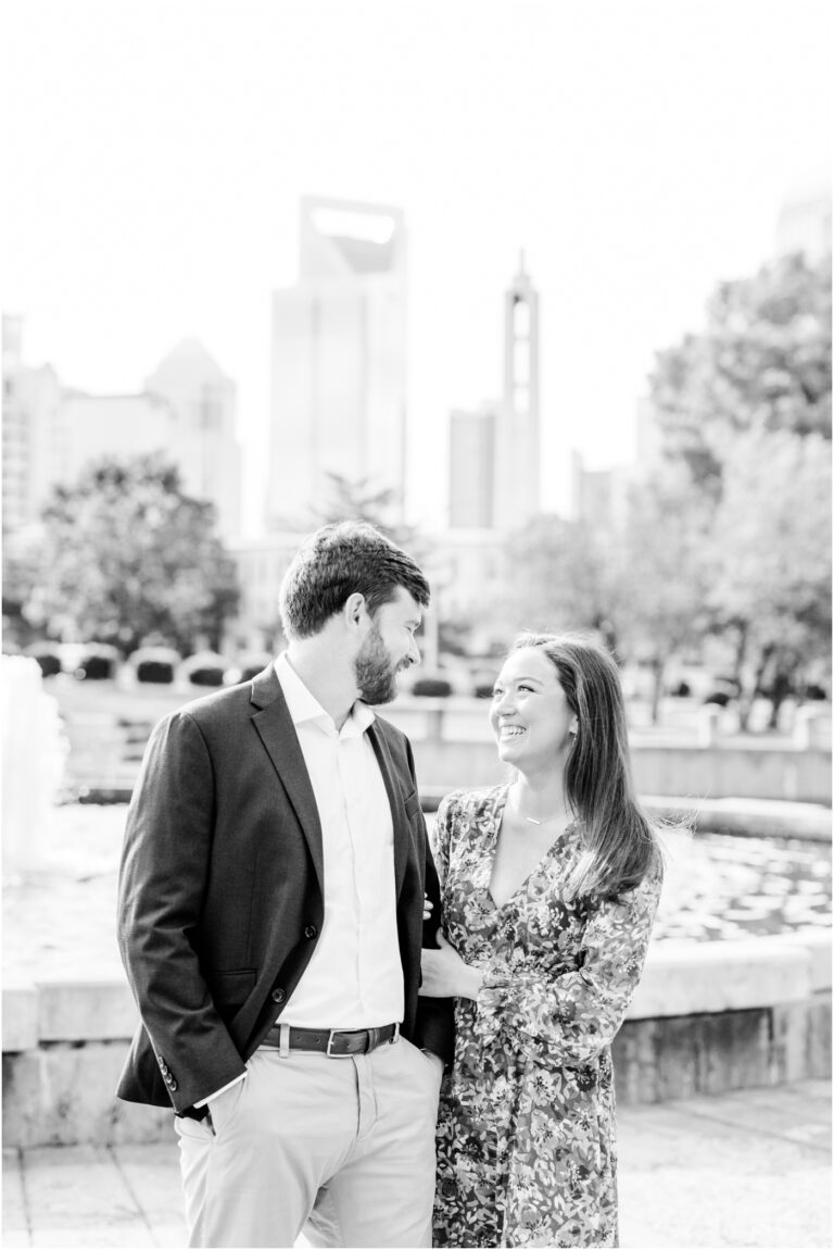 Marshall Park Engagement Session in Charlotte, NC | Olivia & Eric