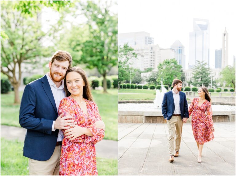Marshall Park Engagement Session in Charlotte, NC | Olivia & Eric