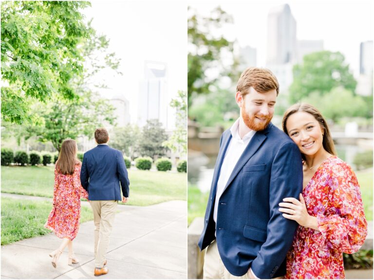 Marshall Park Engagement Session in Charlotte, NC | Olivia & Eric