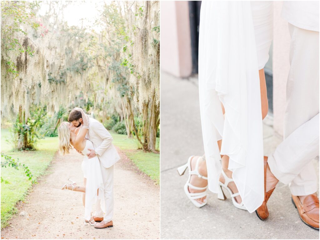 Broad Street Engagement Session in Charleston, SC | Jade & Brett ...