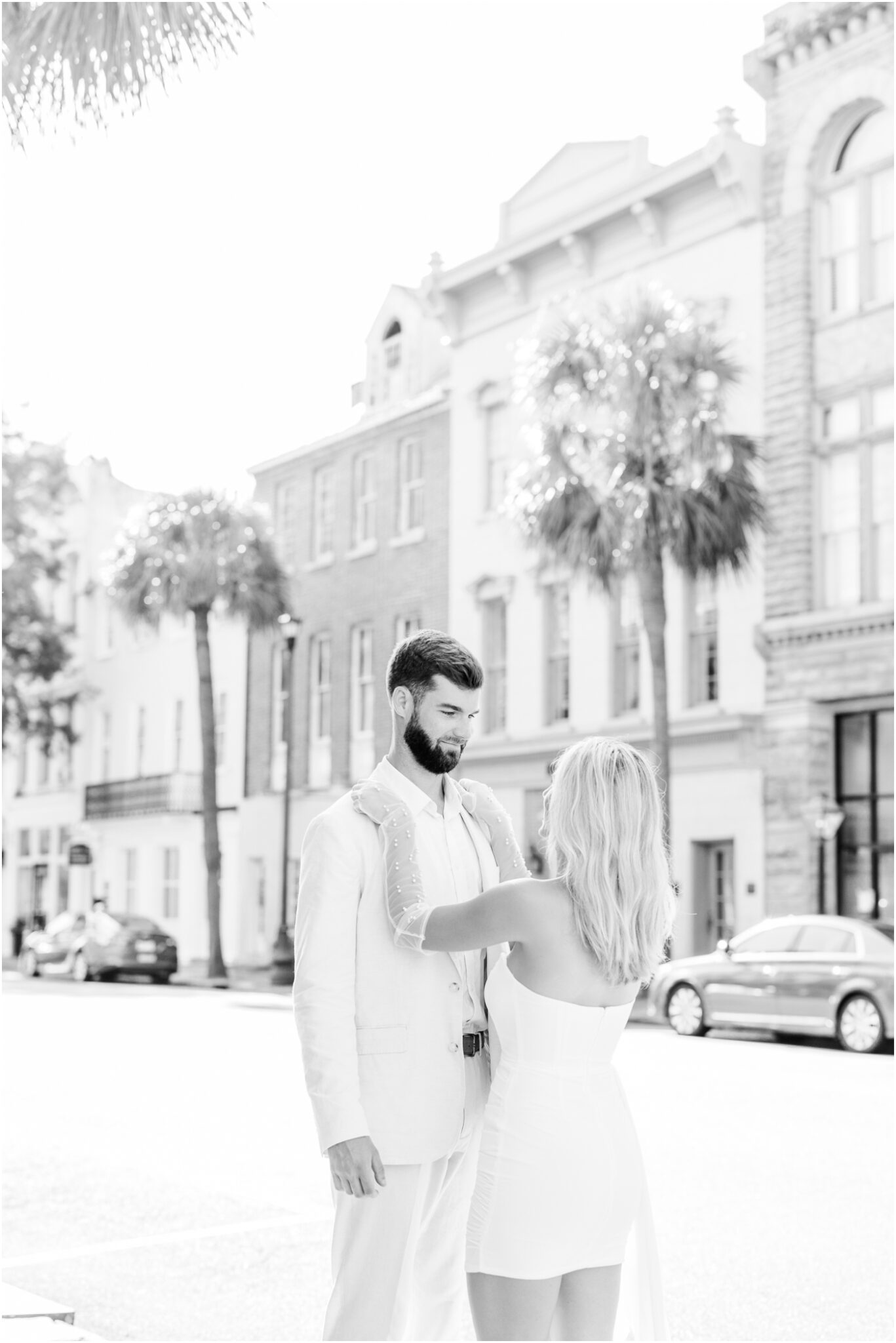 Broad Street Engagement Session in Charleston, SC | Jade & Brett ...