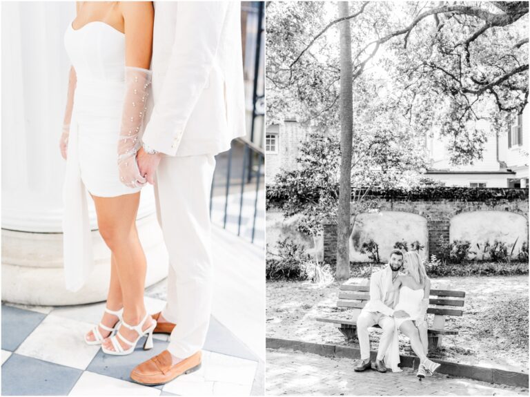 Broad Street Engagement Session in Charleston, SC | Jade & Brett ...